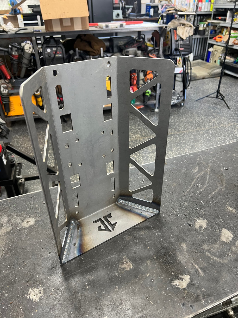 11lb Propane Tank Mount | JC Customs Metal Fab